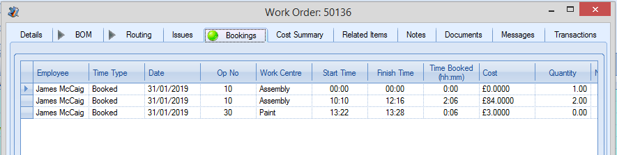 Work Orders > SFDC > Activity